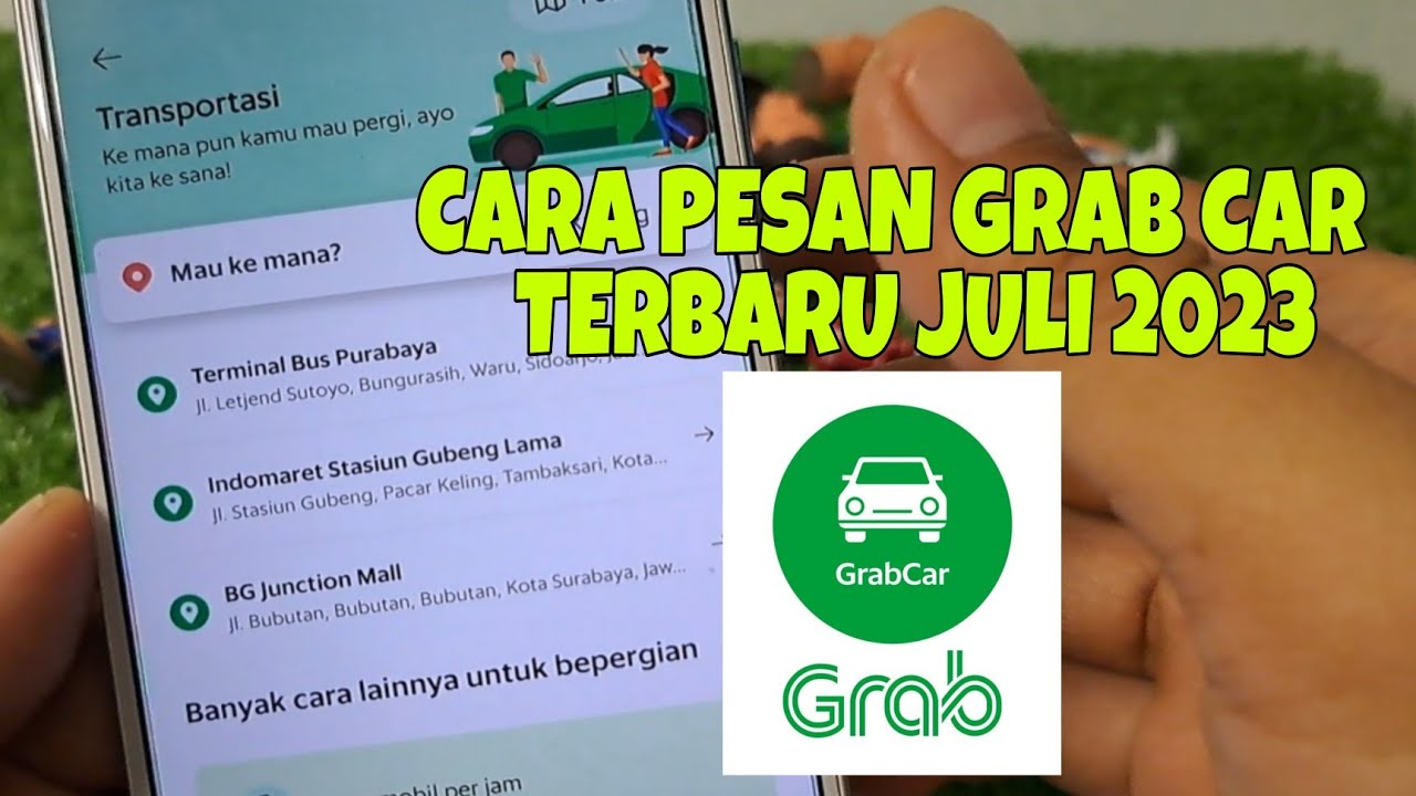 Cara Pesan Grab Mobil/Grab Car Terbaru Juli 2023 - YouTube