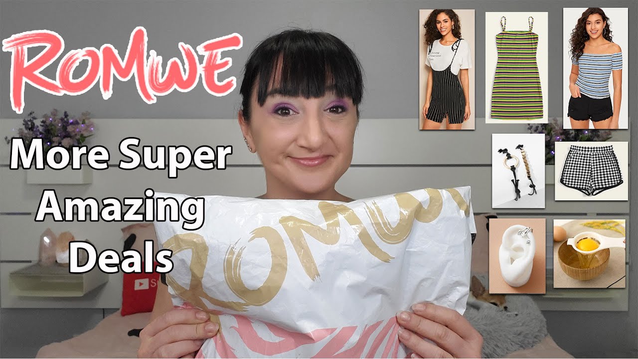 Romwe Haul | More Super Amazing Deals - YouTube