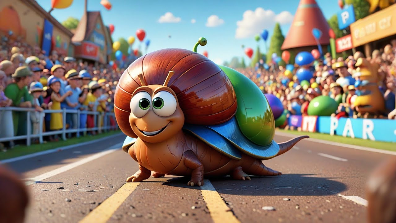 The Snail Who Won the Race 🐌🏆 | Inspiring Story for Kids | Fun Learning ...