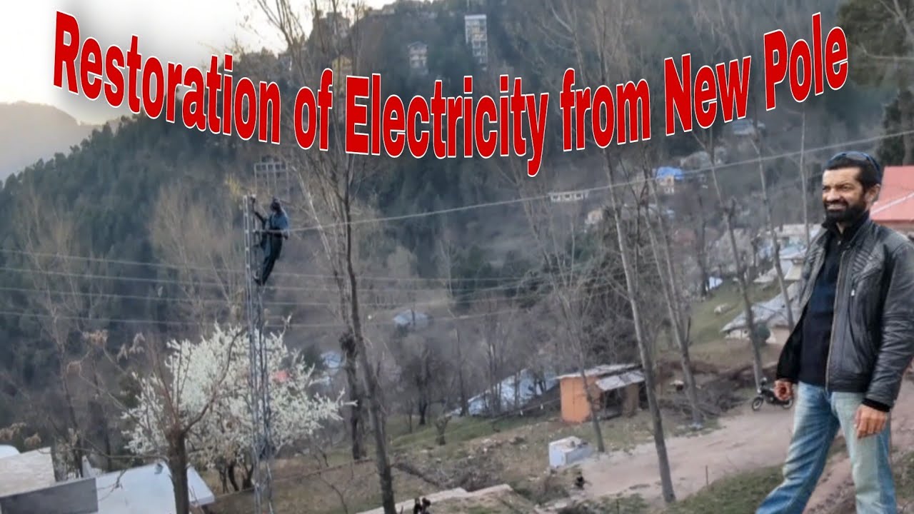 Restoration of Electricity. #electricity #power #restoration #village # ...
