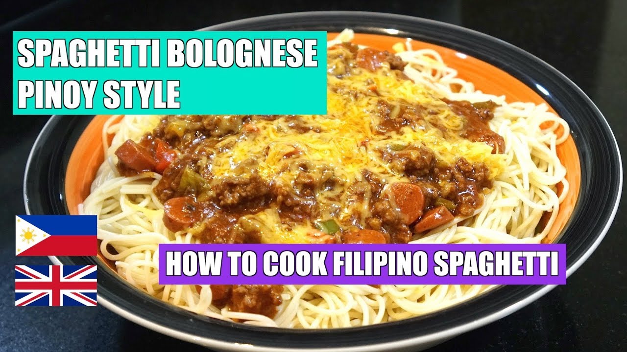 Spaghetti Pinoy Style - How to make Spaghetti Sauce - Spaghetti ...