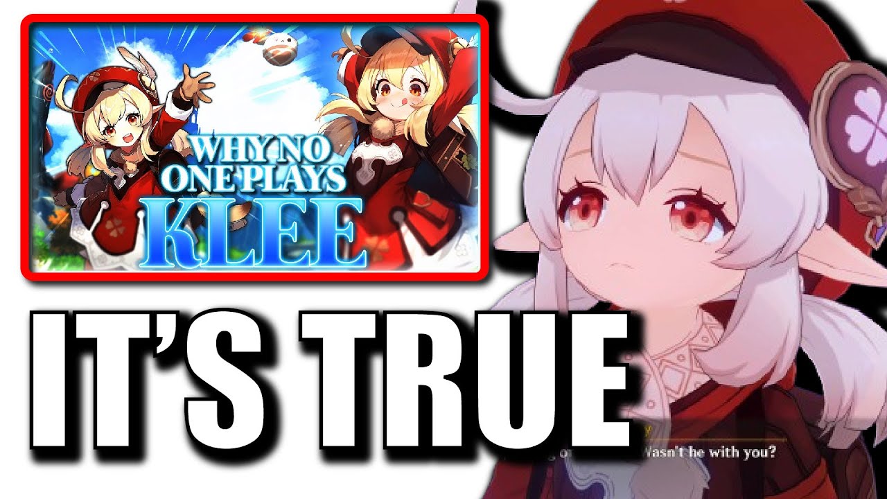 Klee Main Reacts To: "Why NO ONE Plays Klee" - YouTube