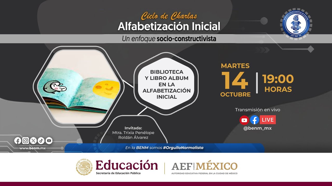 Tercera Charla "BIBLIOTECA Y LIBRO ALBUM EN LA ALFABETIZACIÓN INICIAL ...