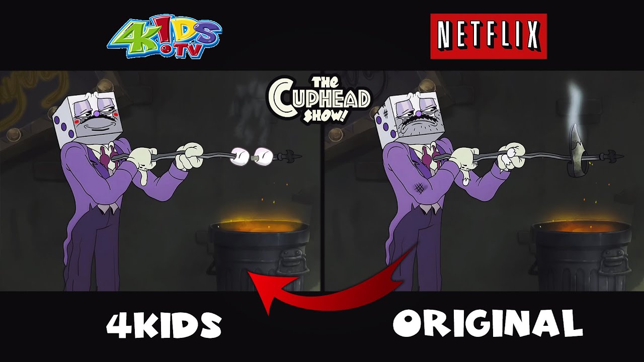 Censorship in The Cuphead Show - YouTube