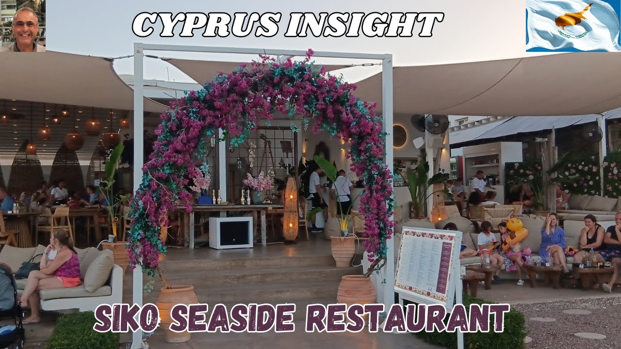 Siko Seaside Restaurant Protaras Cyprus - Seafront Dining. - YouTube