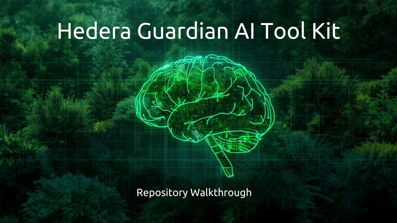 Hedera Guardian AI Tool Kit - Repository Walkthrough - YouTube