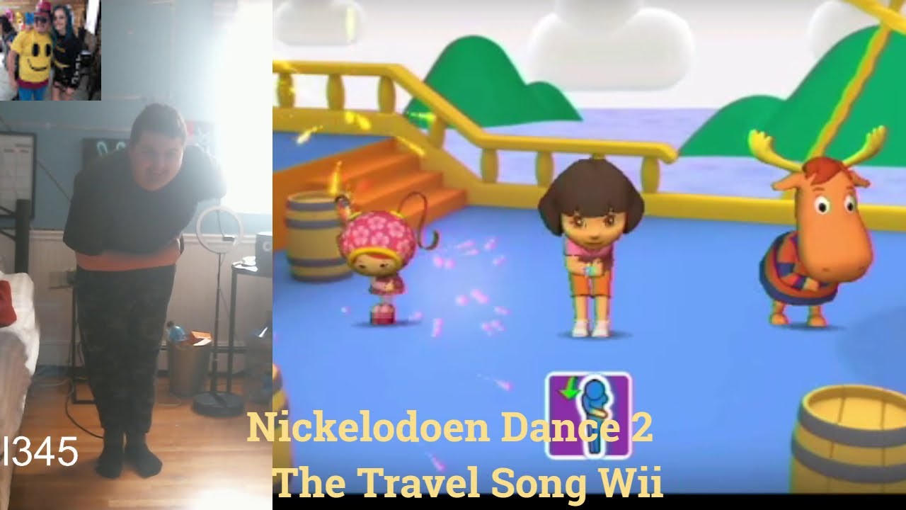 Nickelodeon Dance 2 The Travel Song 3 stars wii on wii u - YouTube