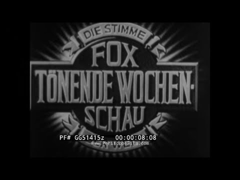 1939 GERMAN NEWSREEL  JOSEPH GOEBBELS ADDRESSES GERMAN YOUTH   BERLIN CONSTRUCTION  GG51415z