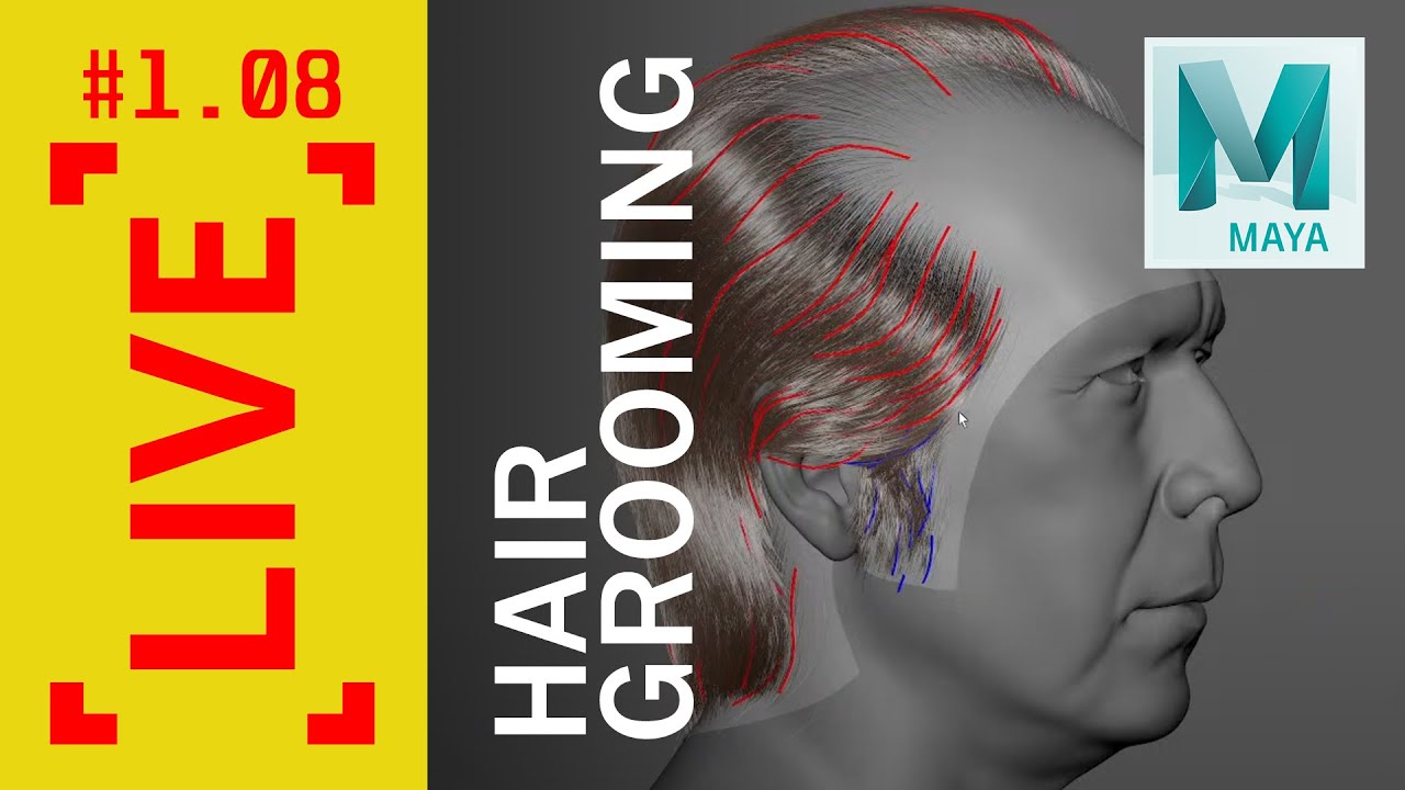 #1.08 Hair Grooming | Adding clumping, noise & cut modifiers - YouTube