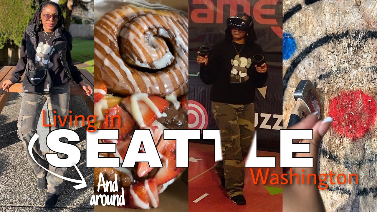 Living in Seattle| GameOn [Laser Tag & Ax Throwing] New Treadmill + Old ...