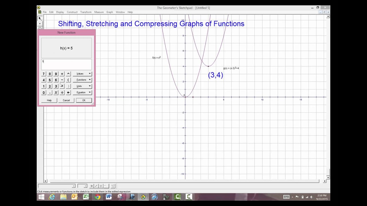 Graph Shifts, Stretches and Reflections - YouTube