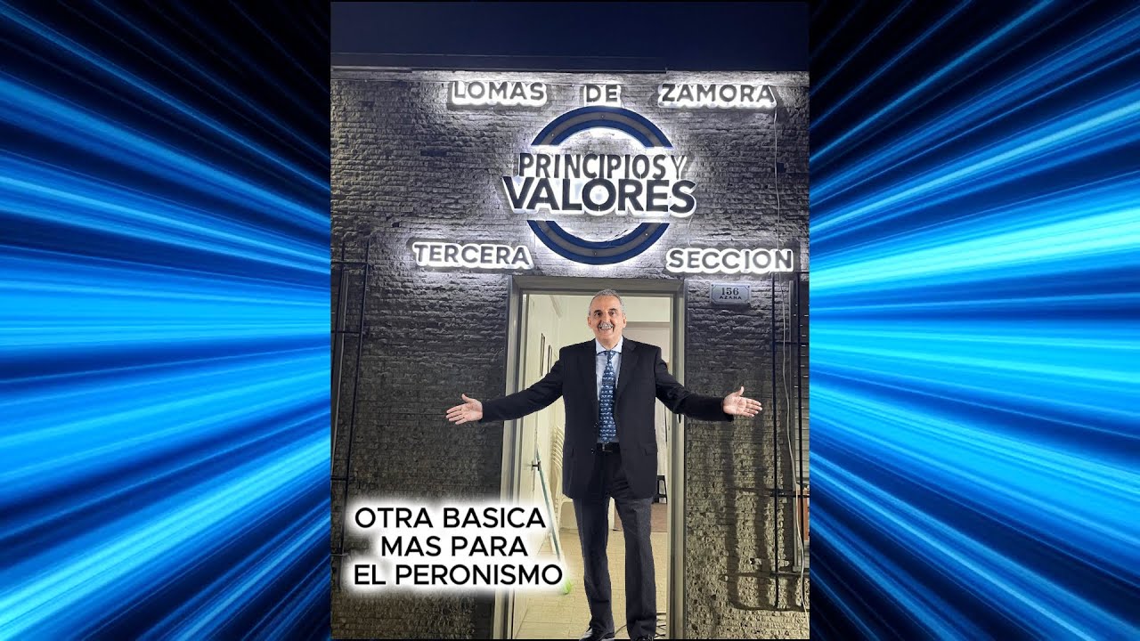 🔵🟡🔵Guillermo Moreno en Lomas de Zamora inaugurando básica Padre Eduardo ...