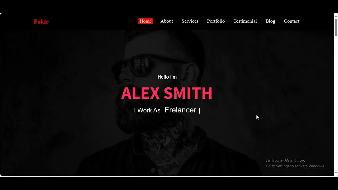 Fokir Responsive Web Design By Html And Css And Javascript And Jquery Youtube 3160