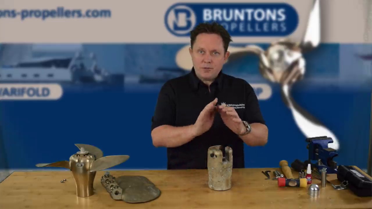 Varifold folding sailboat propeller yearly service - YouTube