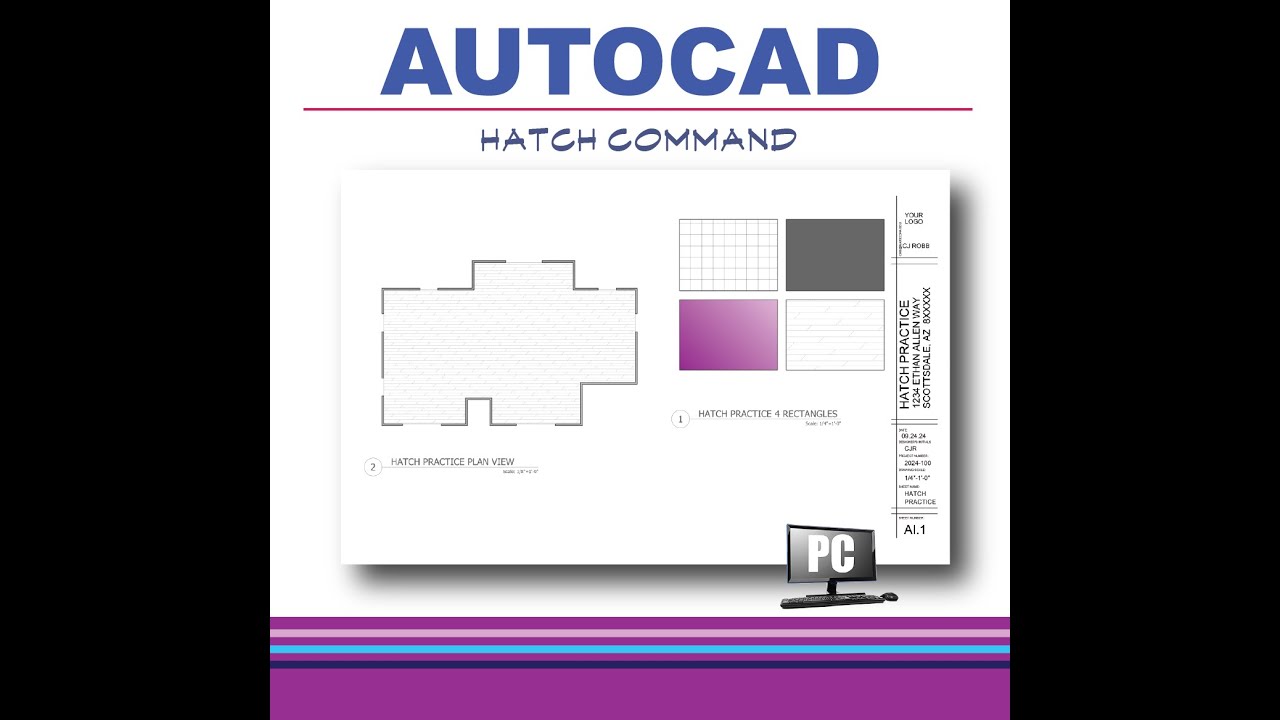 AutoCAD Hatch Command - YouTube