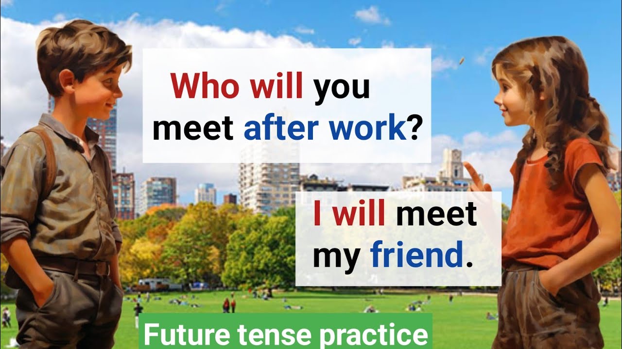 English Conversation Practice | Future Tense Practice | English ...
