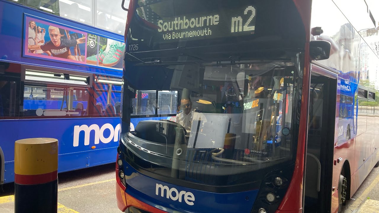 Morebus 2023 Alexander Dennis Enviro 400 MMC (HJ73 JKZ) on the M2 to ...
