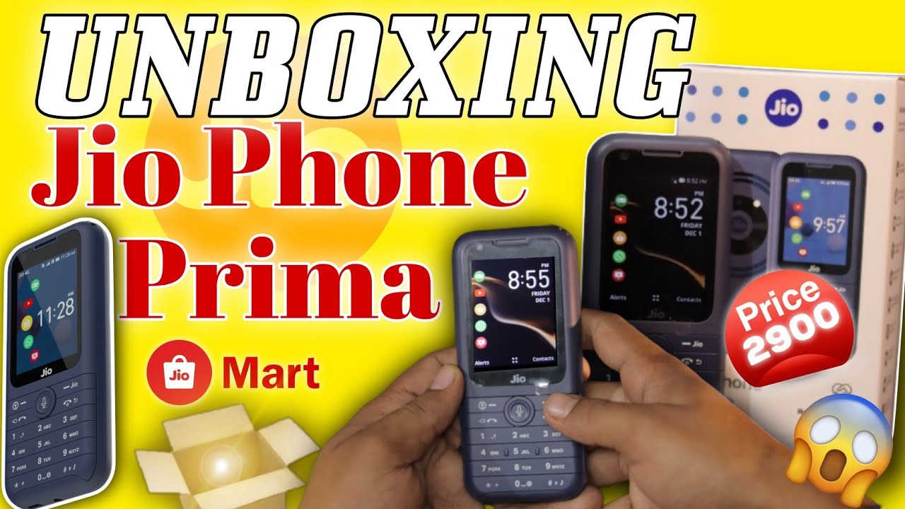 Unboxing 𝙟𝙞𝙤 𝙥𝙝𝙤𝙣𝙚 𝙥𝙧𝙞𝙢𝙖 || best 4g keypad phone|| Jio 4g keypad phone ...