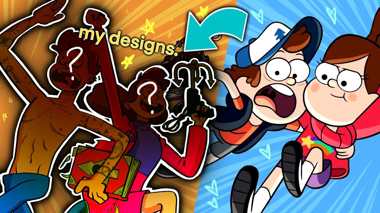 I Redesign Gravity Falls Characters as ADULTS | Speed Draw + Commentary ...