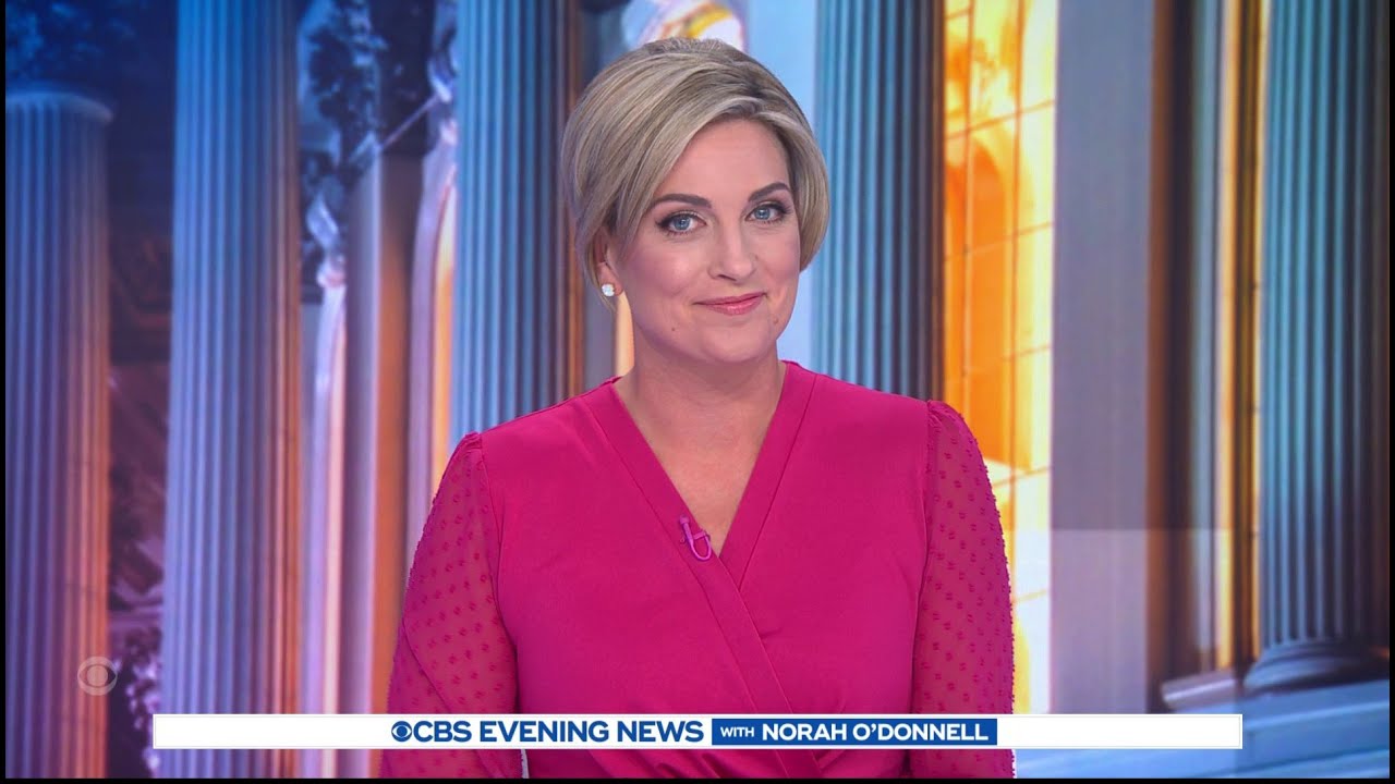 HD | CBS Evening News with Jamie Yuccas - Headlines, Open and Closing ...