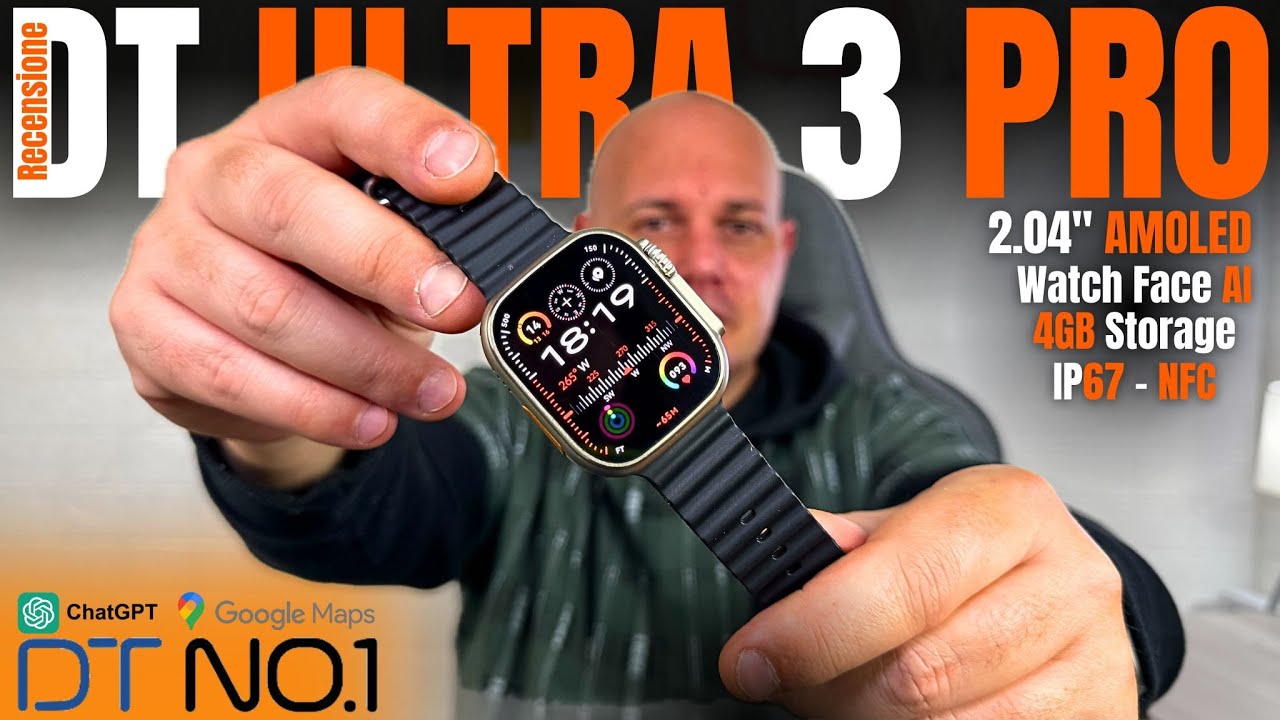Recensione DT ULTRA 3 PRO Smartwatch TOP CLONE di Apple Watch ULTRA ...
