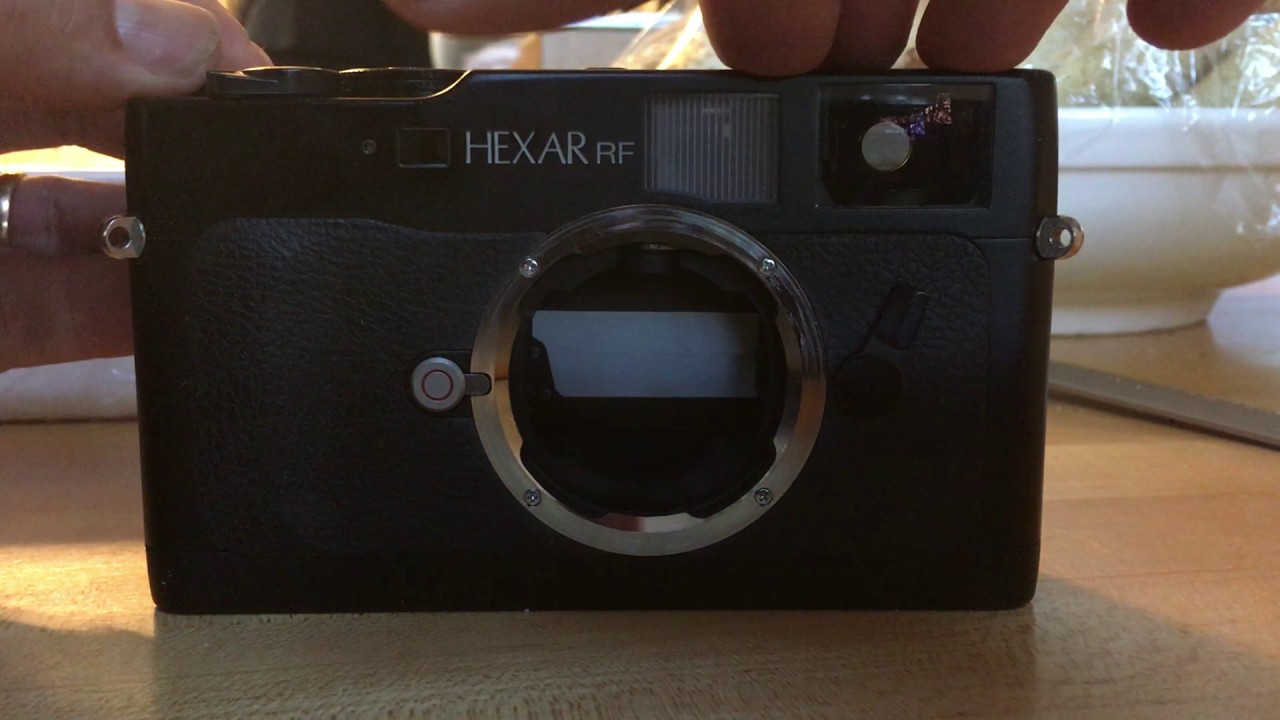 Konica Hexar RF 35mm Rangefinder Film Camera - YouTube