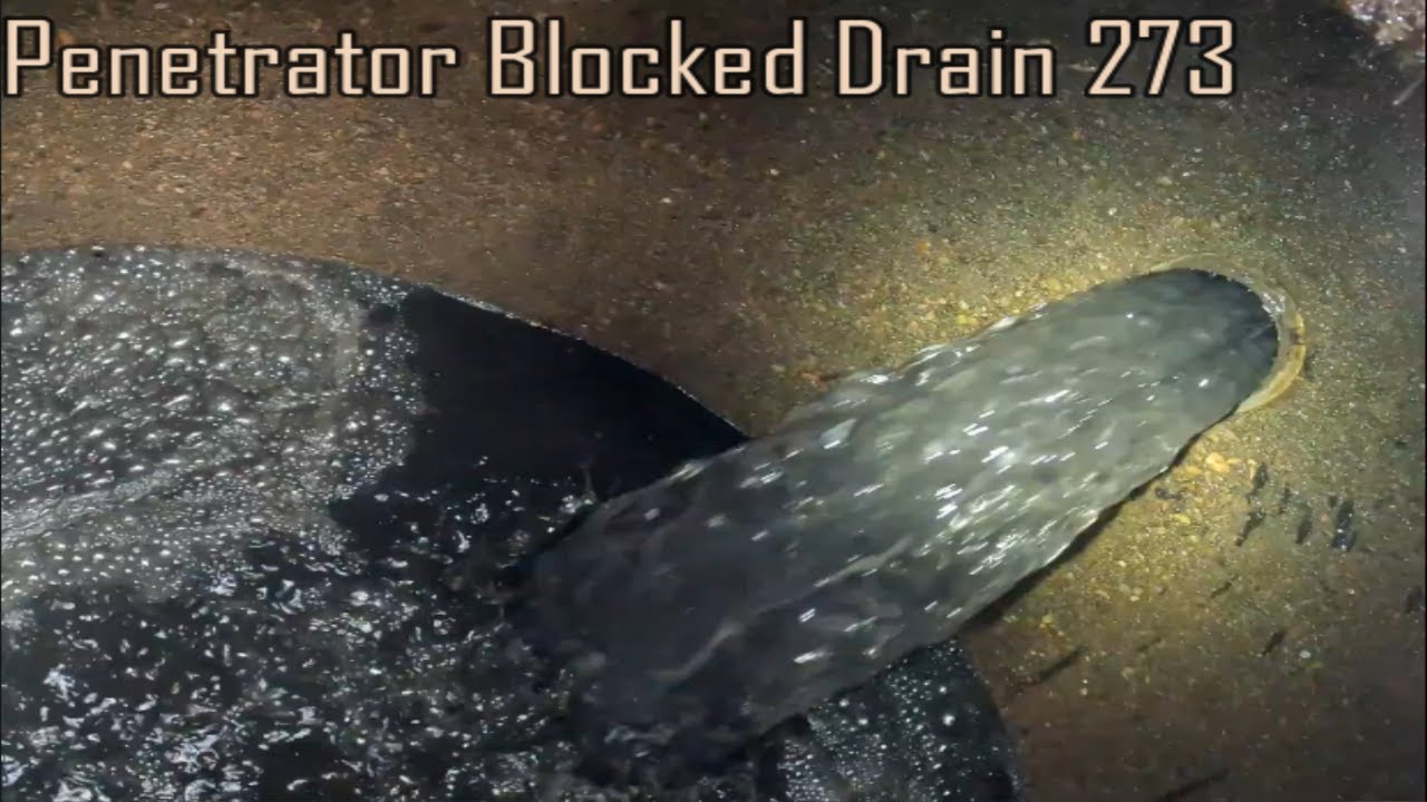 Blocked Drain 273 - Whoa! Releasing a Fully Charged Drain | Culprit ...