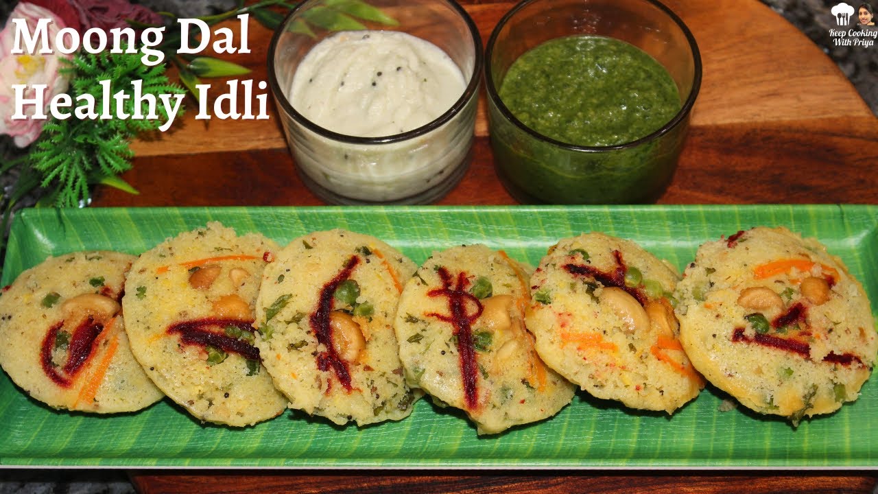 Moong Dal Idli - Healthy Breakfast Recipe | Instant idli Recipe | Keep ...