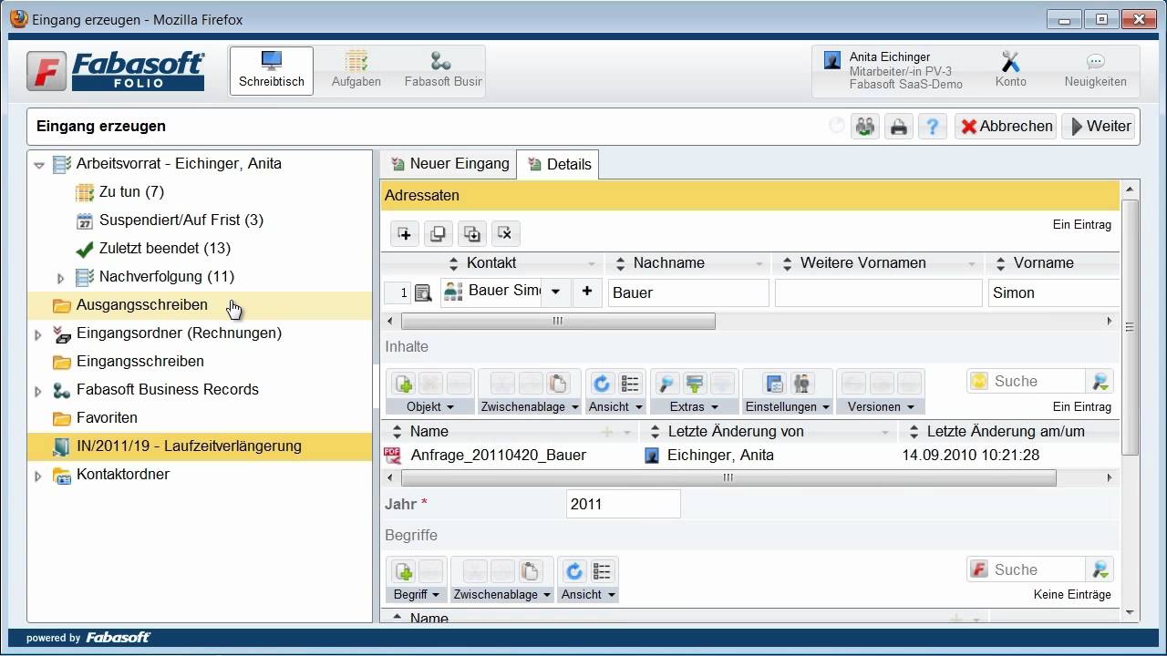 Aktenmanagement mit Fabasoft Folio - YouTube