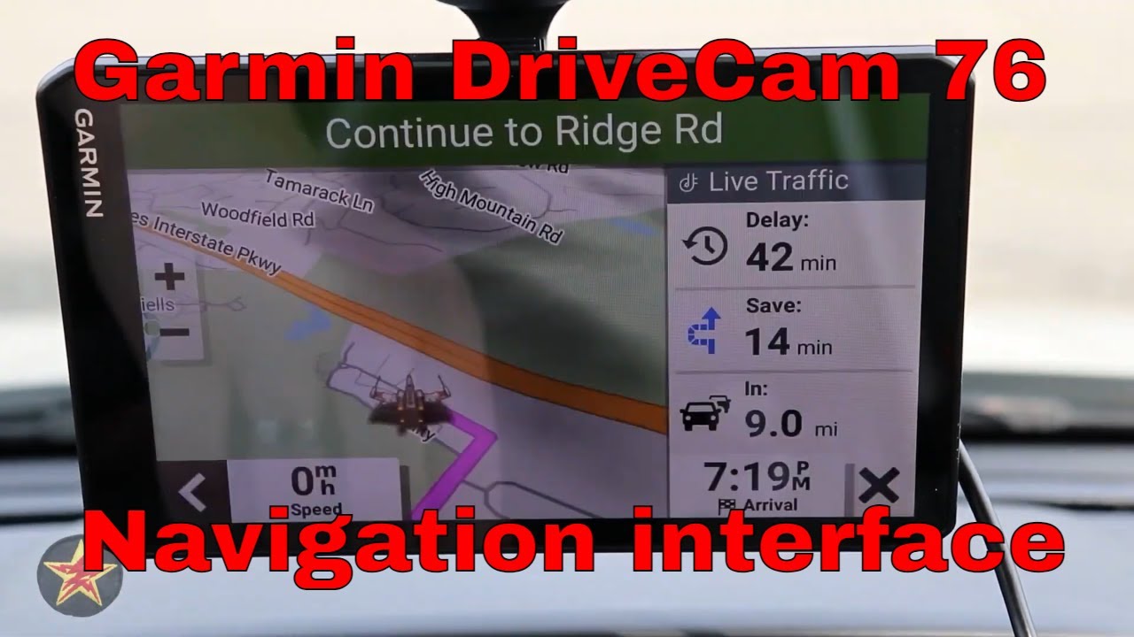 Garmin DriveCam 76 User Interface Walkthrough I Navigation - YouTube