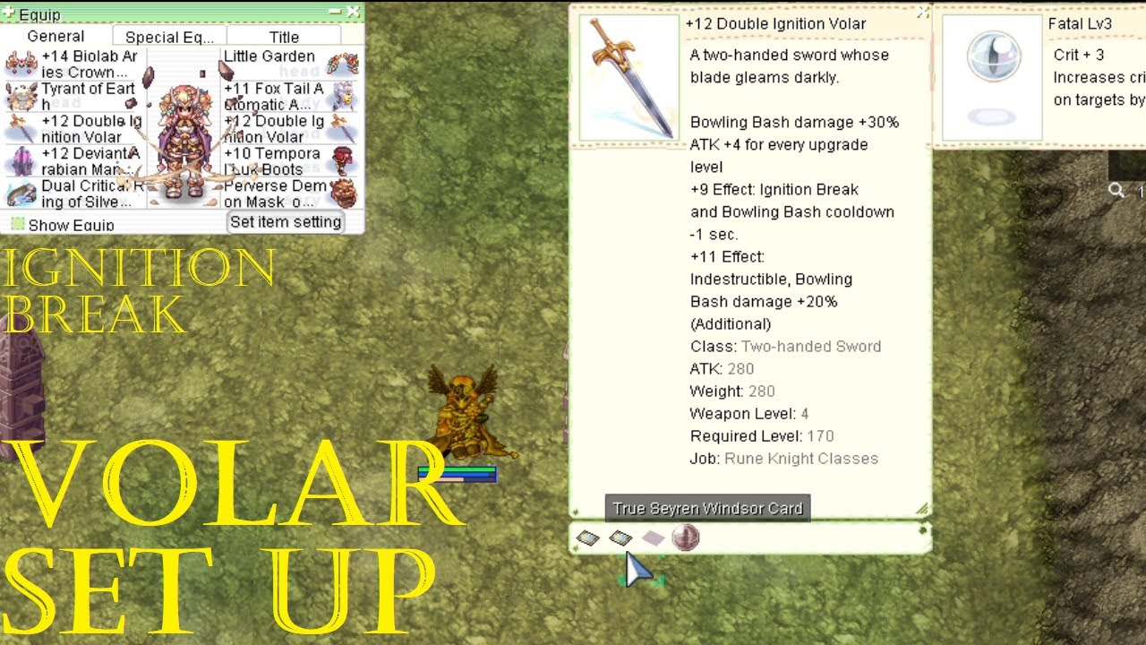 [iRO Chaos] Not So High-End Ignition Break Build: Volar Edition - YouTube