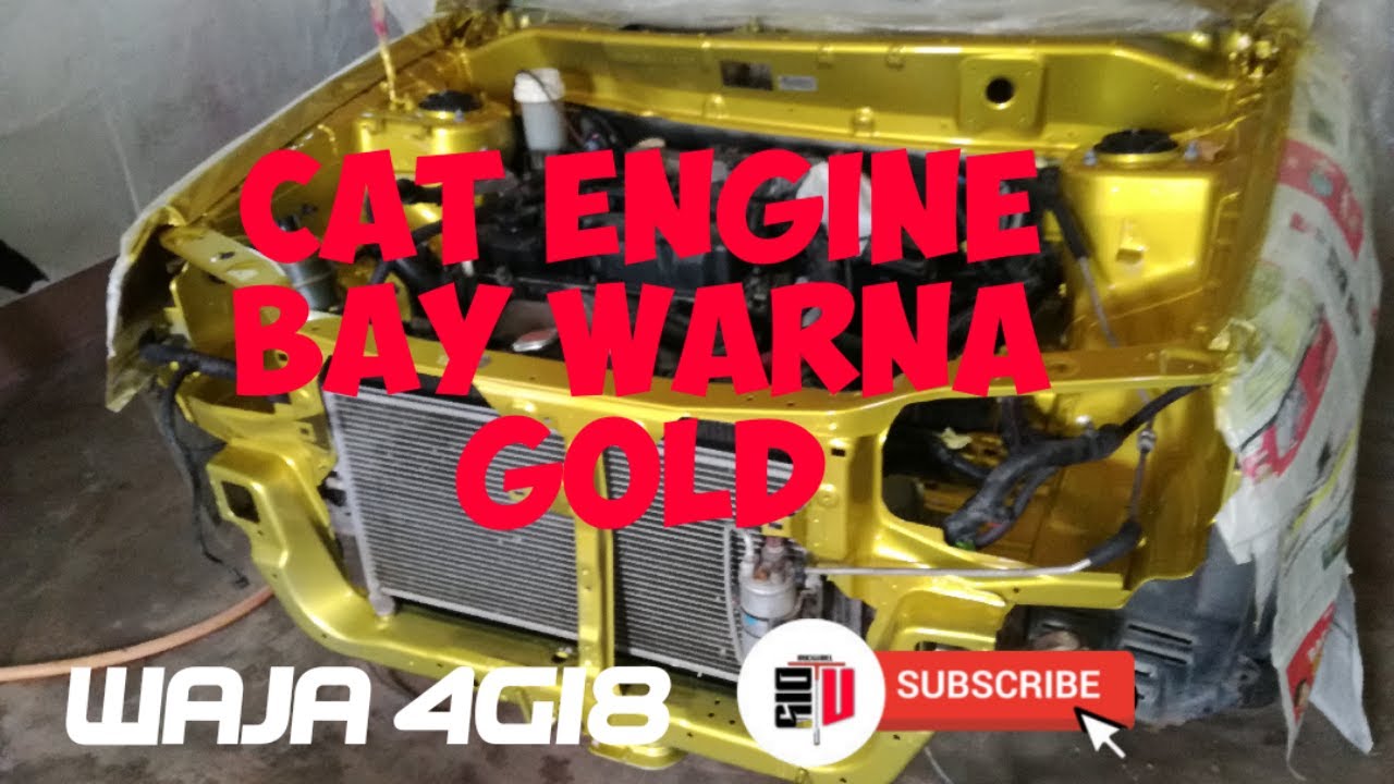 cat engine bay | Proton waja - YouTube