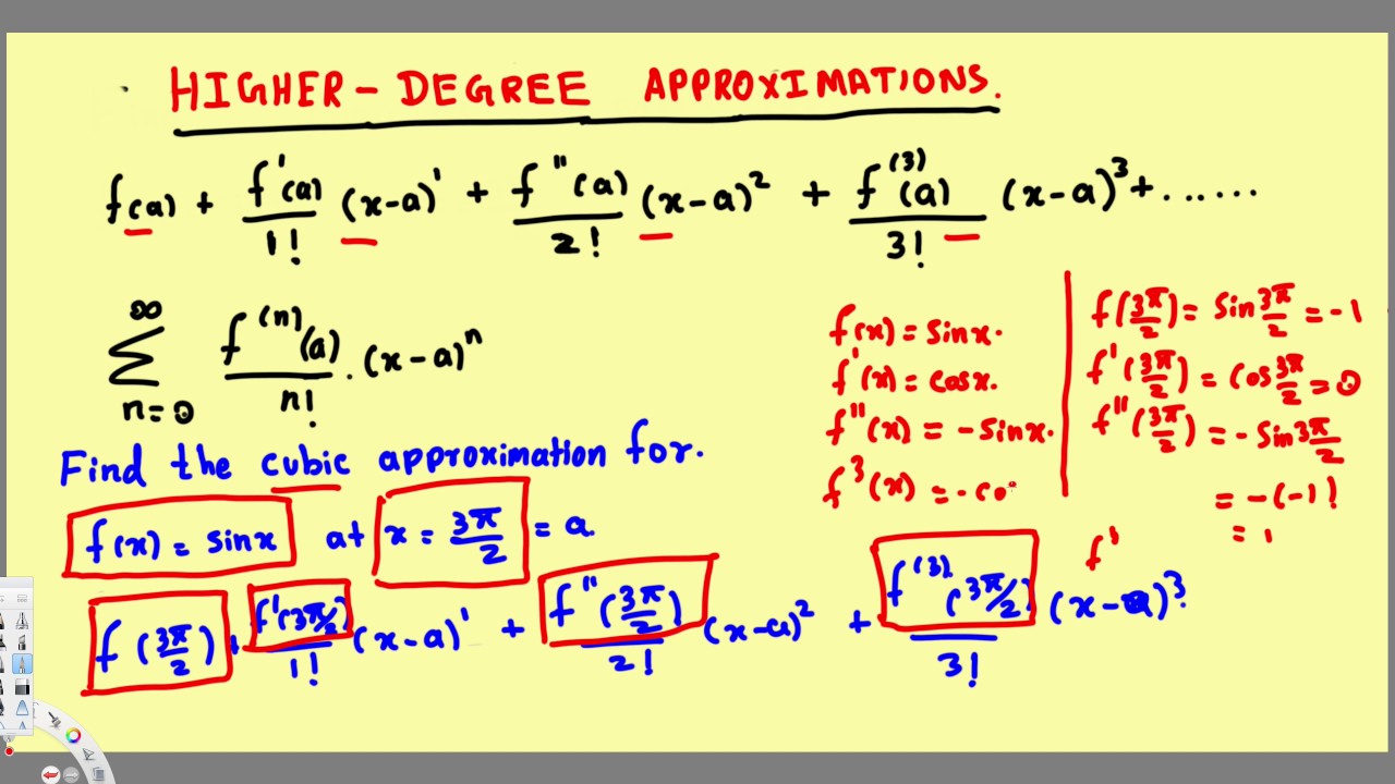 Finding a Taylor Polynomial to Approximate a Function, Ex 1 - YouTube