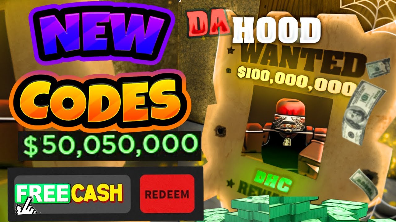 *NEW CODES* ALL WORKING CODES FOR DA HOOD OCTOBER 2024! ROBLOX DA HOOD ...
