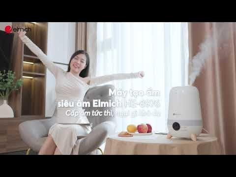 Máy tạo ẩm Emich HE-8976 (3.5L): Tạo ẩm tối đa - Mát lành làn da, ngại gì khô nóng - YouTube
