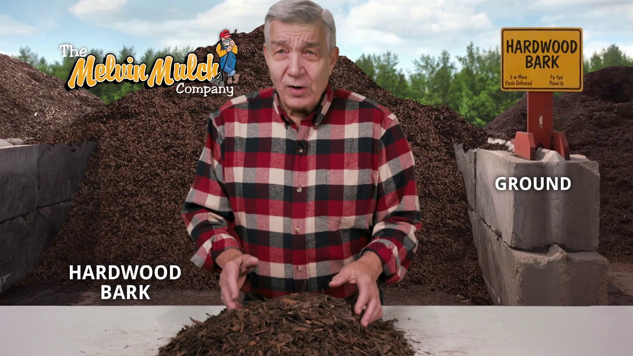 Melvin Mulch Hardwood Bark - YouTube