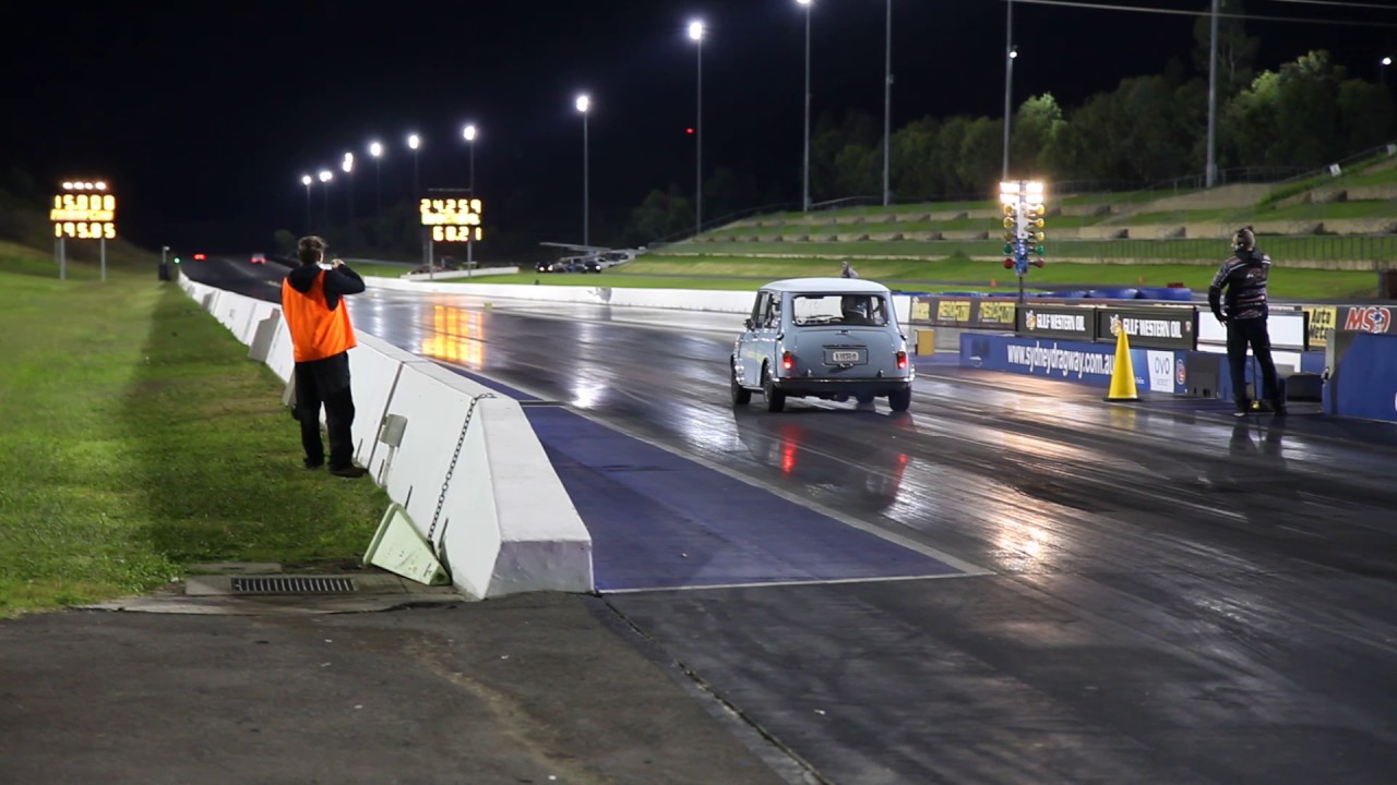 Classic Mini drag racing - WSID - YouTube
