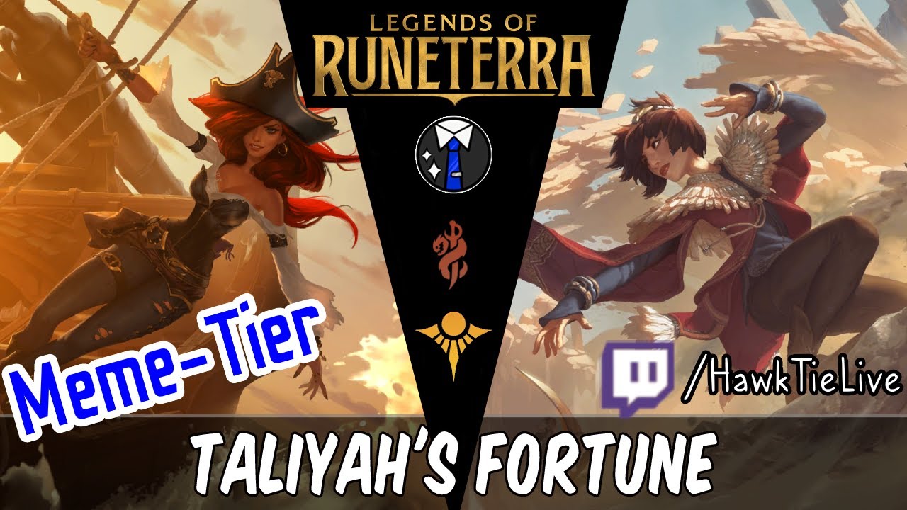 Taliyah's Fortune: Taliyah picking up Wins! | Legends of Runeterra LoR ...
