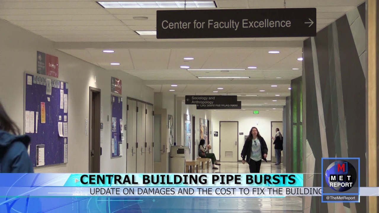 Central Building Pipe Burst - YouTube
