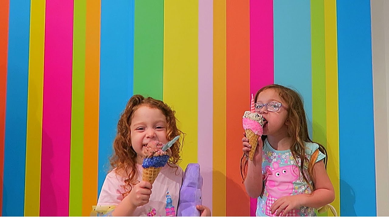 Unicorn Ice Cream Cone~Mermaid Ice Cream Cone~Ice Cream Theory! - YouTube