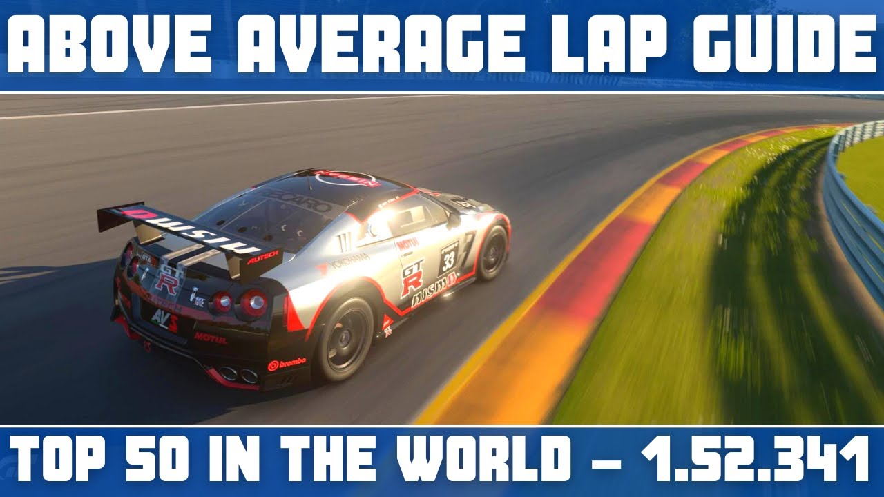 Above Average Lap Guide - Race B - 1.51.3 - Nissan GTR #gt7 #granturismo7 #playstation - YouTube