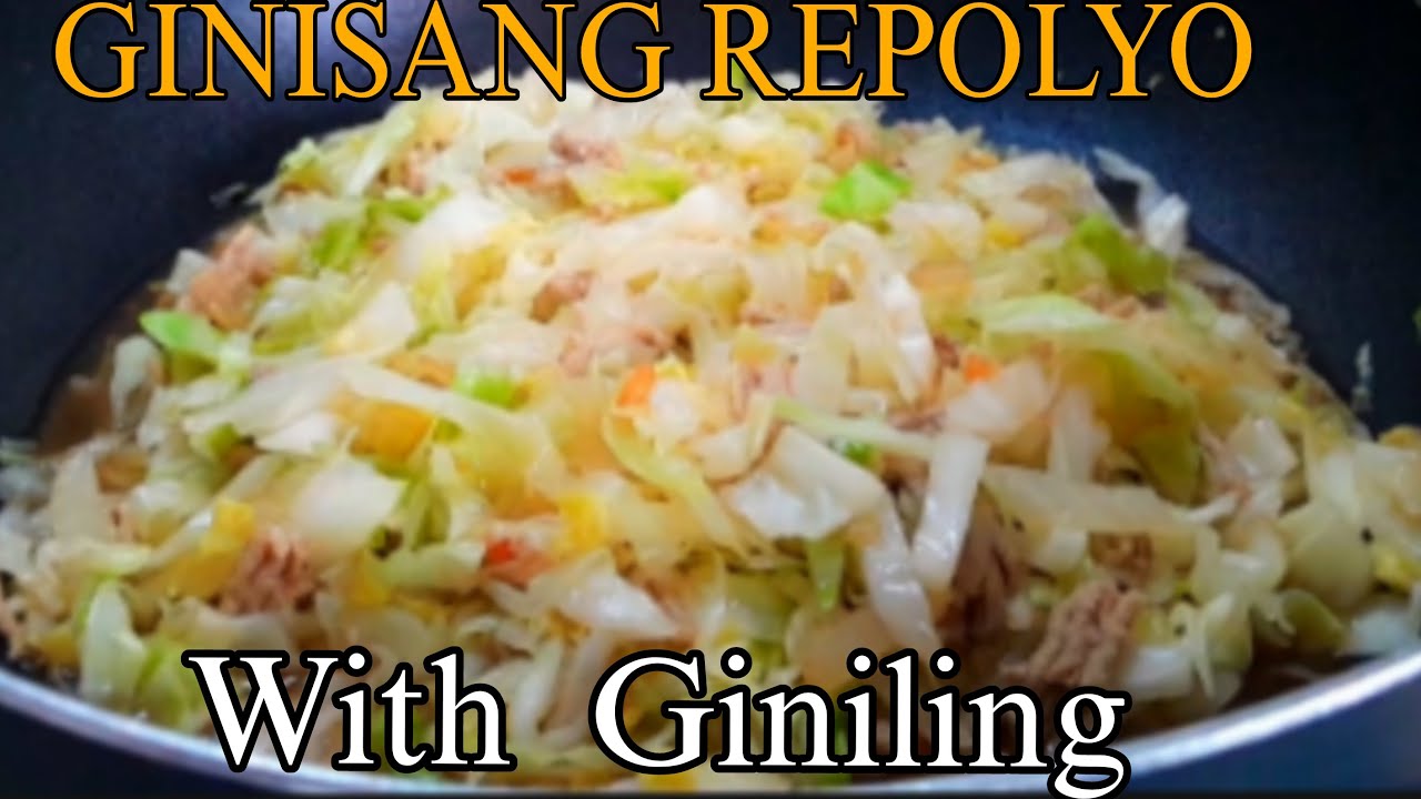 GINISANG REPOLYO WITH PORK GINILING SIMPLENG LUTO/BUHAY NANAY SA ...