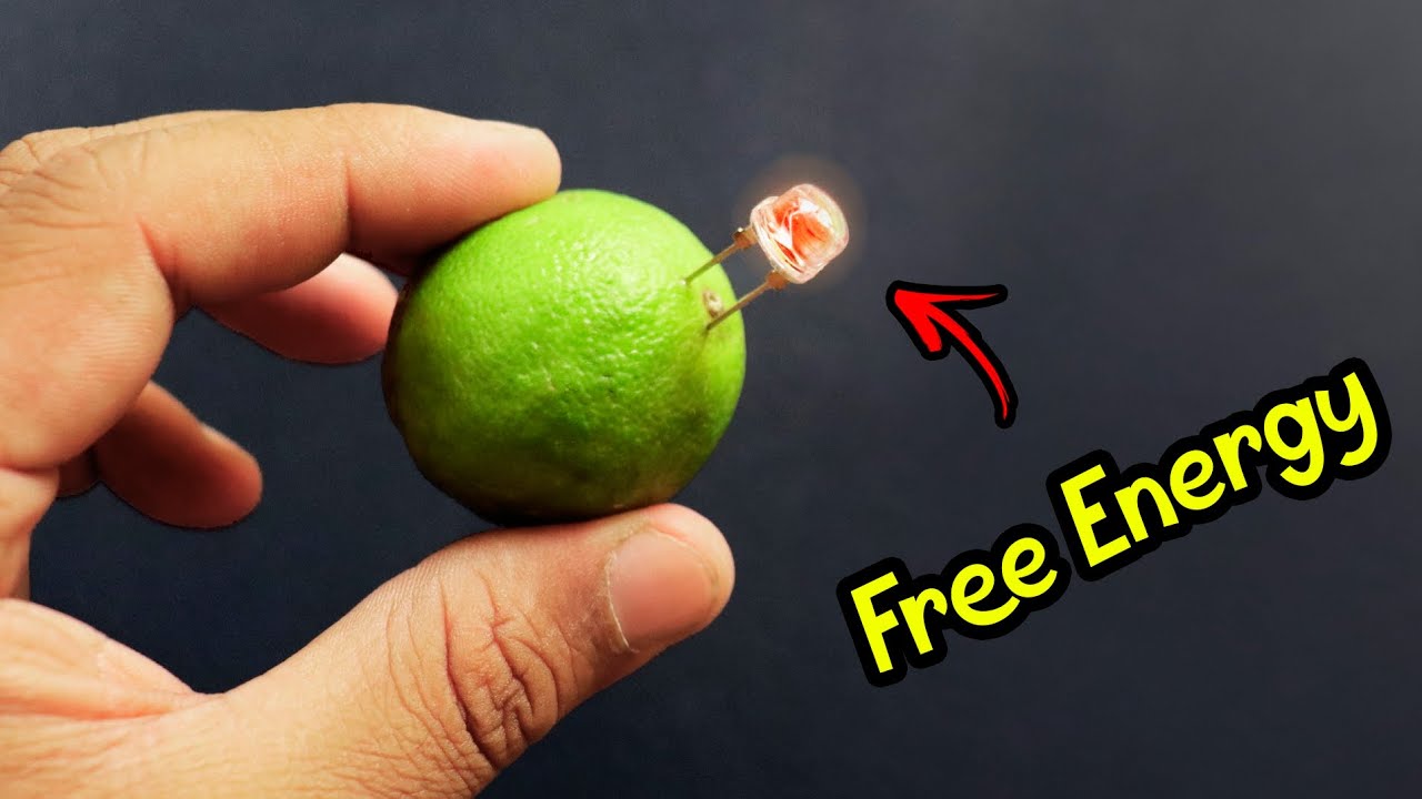 Free Energy with Lemon | Lemon Tricks | Science Experiment | students project | - YouTube