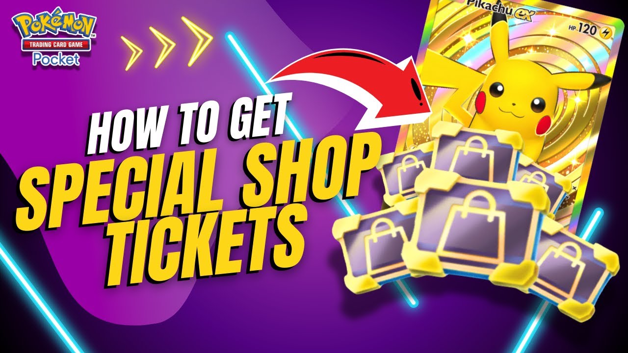 How To Get SPECIAL SHOP TICKETS in Pokemon TCG Pocket + Gameplay - YouTube