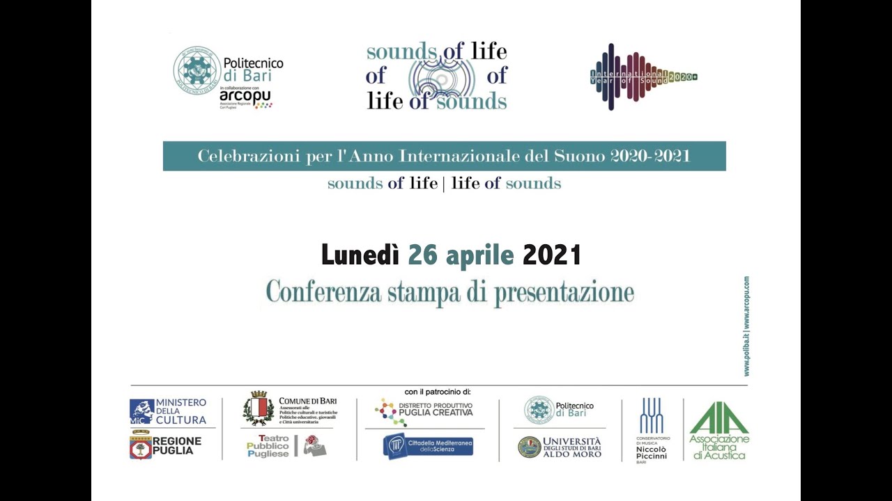 Sounds of Life Life of Sounds | Conferenza di presentazione - YouTube
