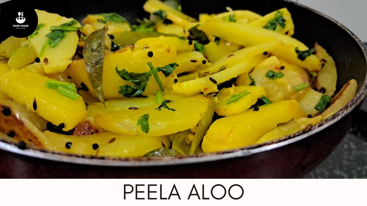 Peela Aloo Recipe By Food Craze - YouTube