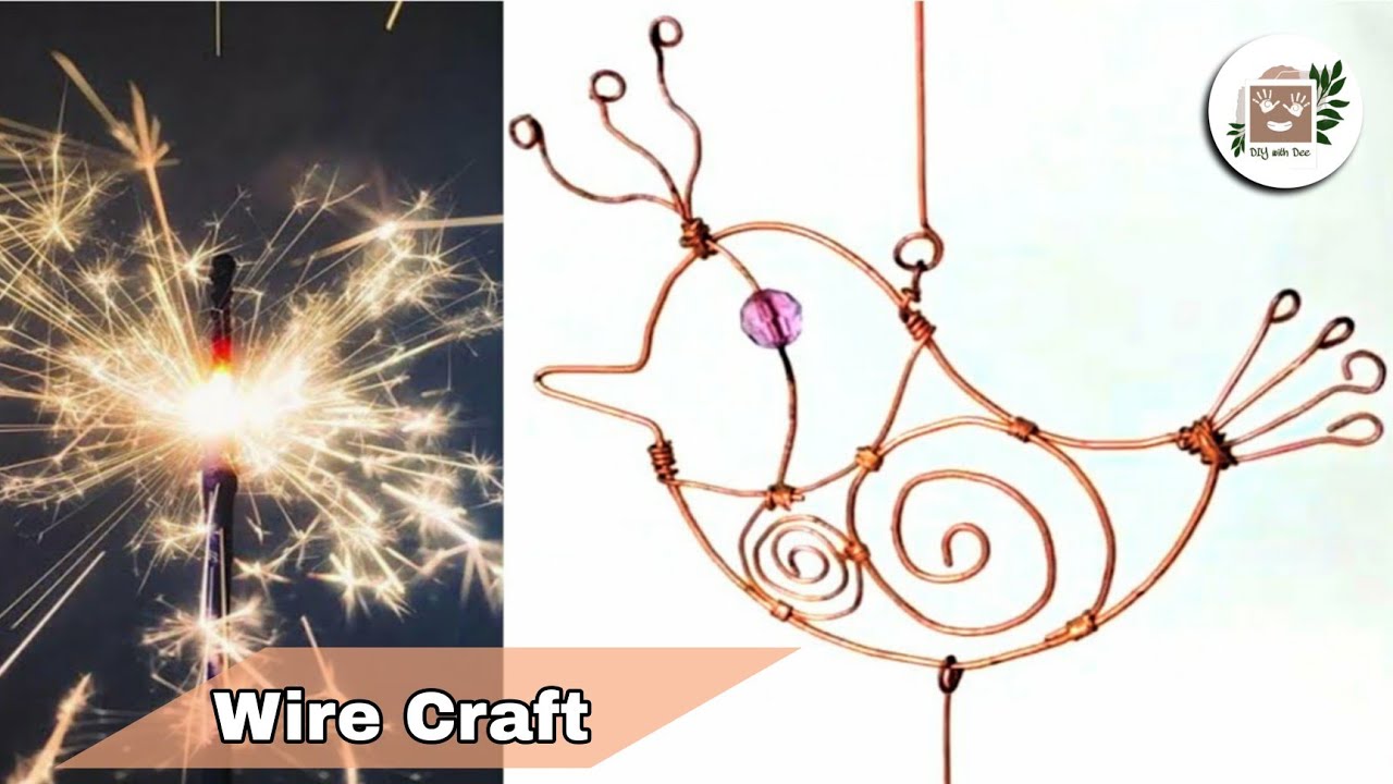 Simple wire craft / wall decor with Wire - YouTube