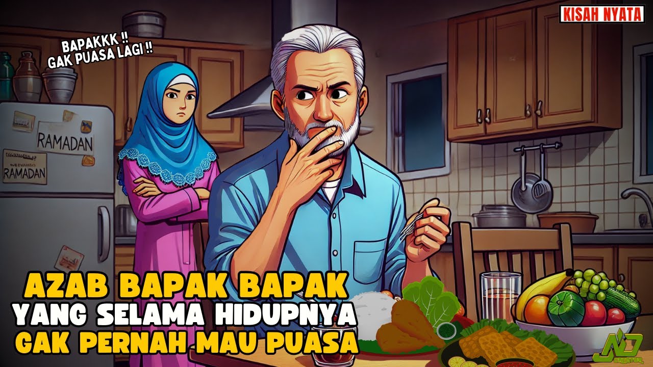 AZAB BAPAK BAPAK YANG SELAMA HIDUPNYA GAK PERNAH MAU PUASA || SINETRON ...