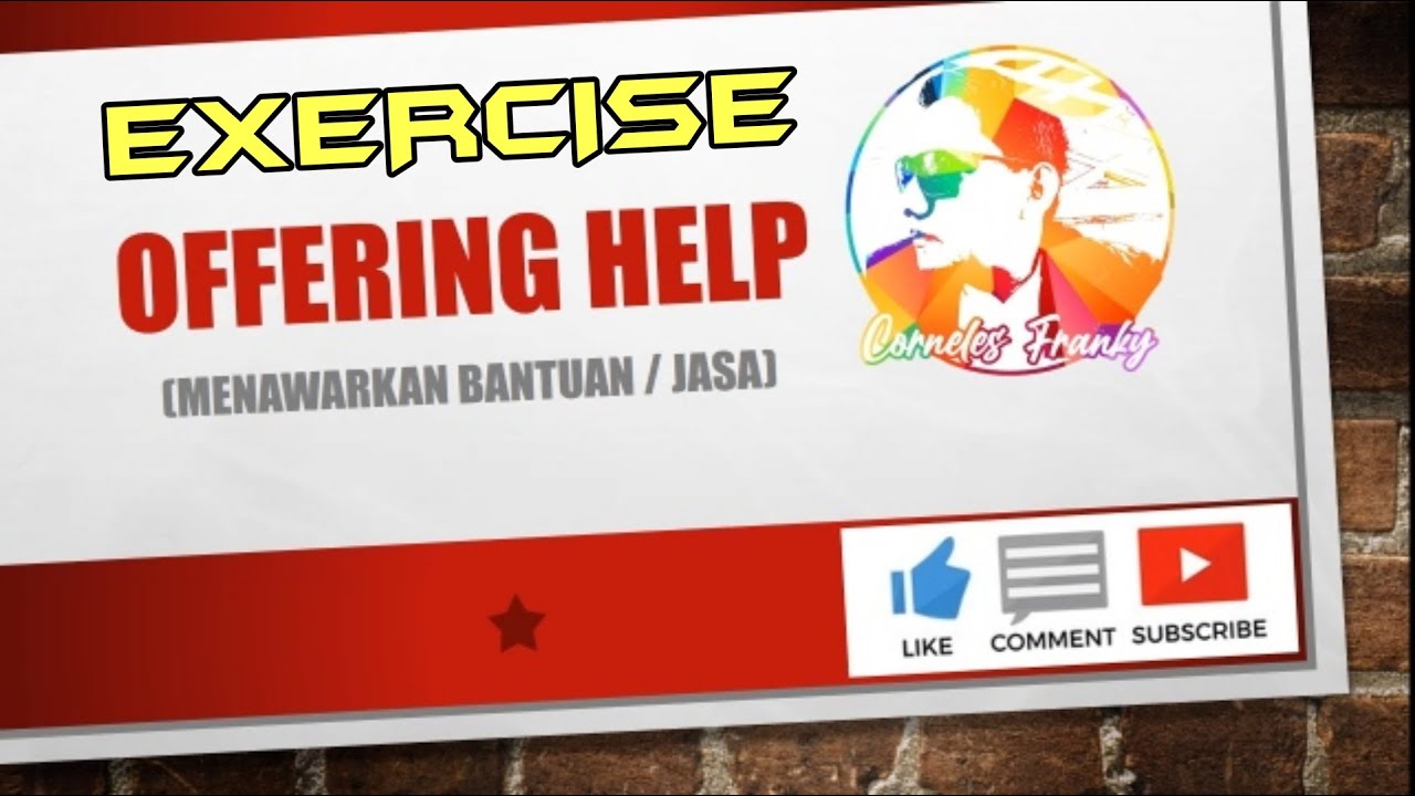 "Offering Help" Soal-Soal Latihan seputar materi Menawarkan Jasa/Bantuan. - YouTube