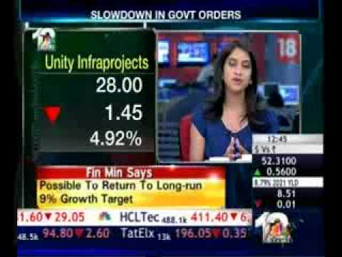 UNITY INFRAPROJECTS LIMITED ON ORDERS INFLOW & COMPANY's OUTLOOK - CNBC ...